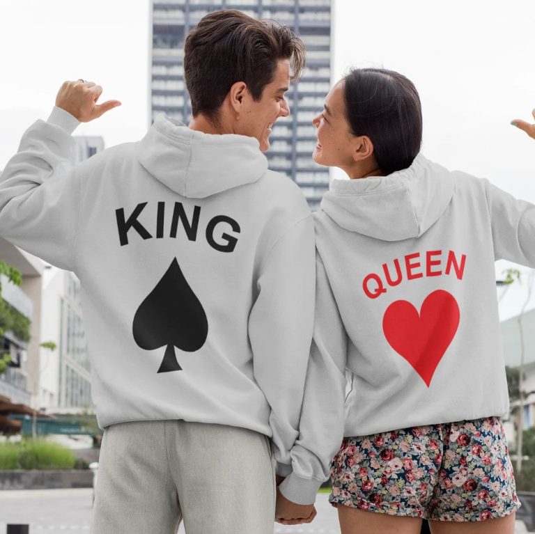 Creative Custom Hoodie Designs for Couples at Freshly Baked Tees